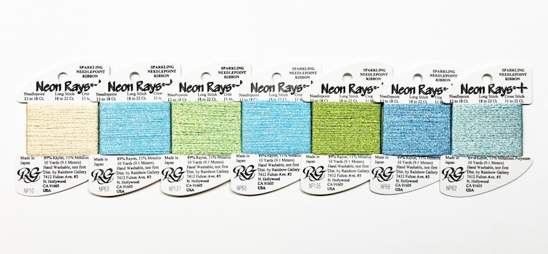Neon Rays Plus Yarn, Rainbow Gallery Neon Rays Plus, Metallic Threads ...