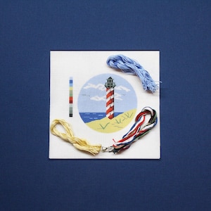 Lighthouse Needlepoint Ornament Kit, Lighthouses, Needlepoint ...