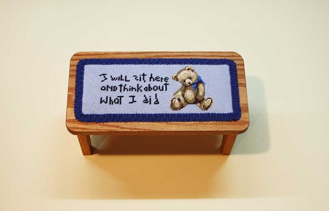 Time Out Stool Child's Step Stool Oak Stool Small - Etsy