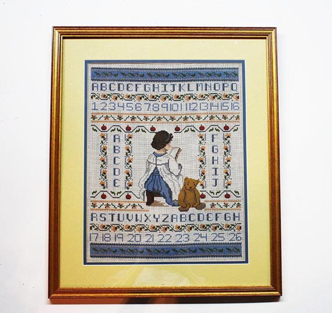 Needlepoint, Needlepoint Sampler, Alphabet Needlework Sampler ...