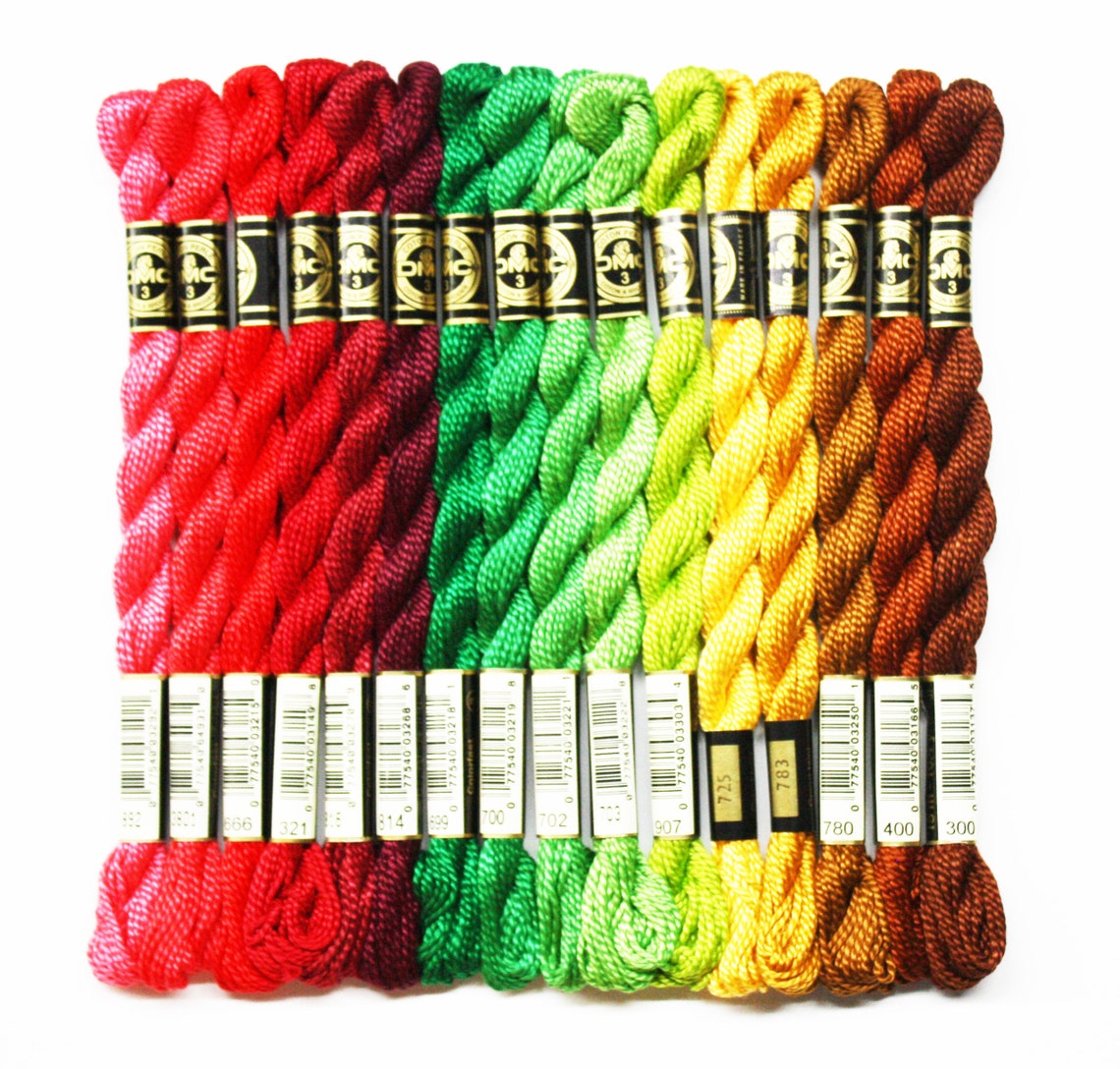 Perle Cotton Size 3 DMC Perle Cotton Needlepoint Threads - Etsy