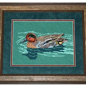 Needlepoint Kits, Ducks Needlepoint, Green Winged Teal Duck Needlepoint ...