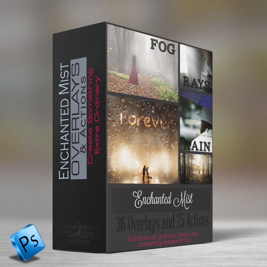 Enchanted Mist - Overlays & Photoshop Actions - 36 Overlays and 25 ...