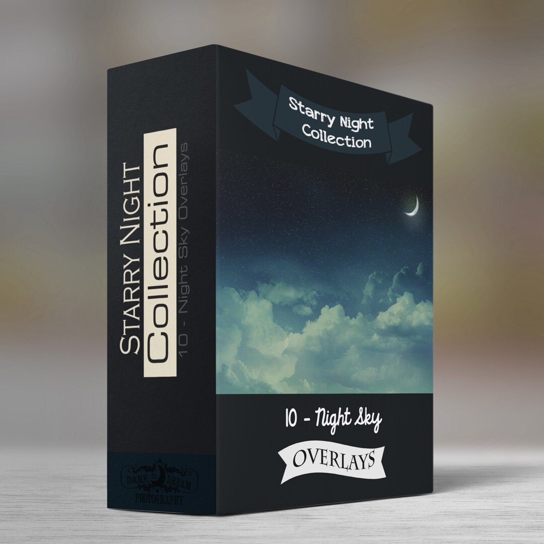 Starry Night - Collection - 10 - Dreamy Starry Night Overlays - Etsy