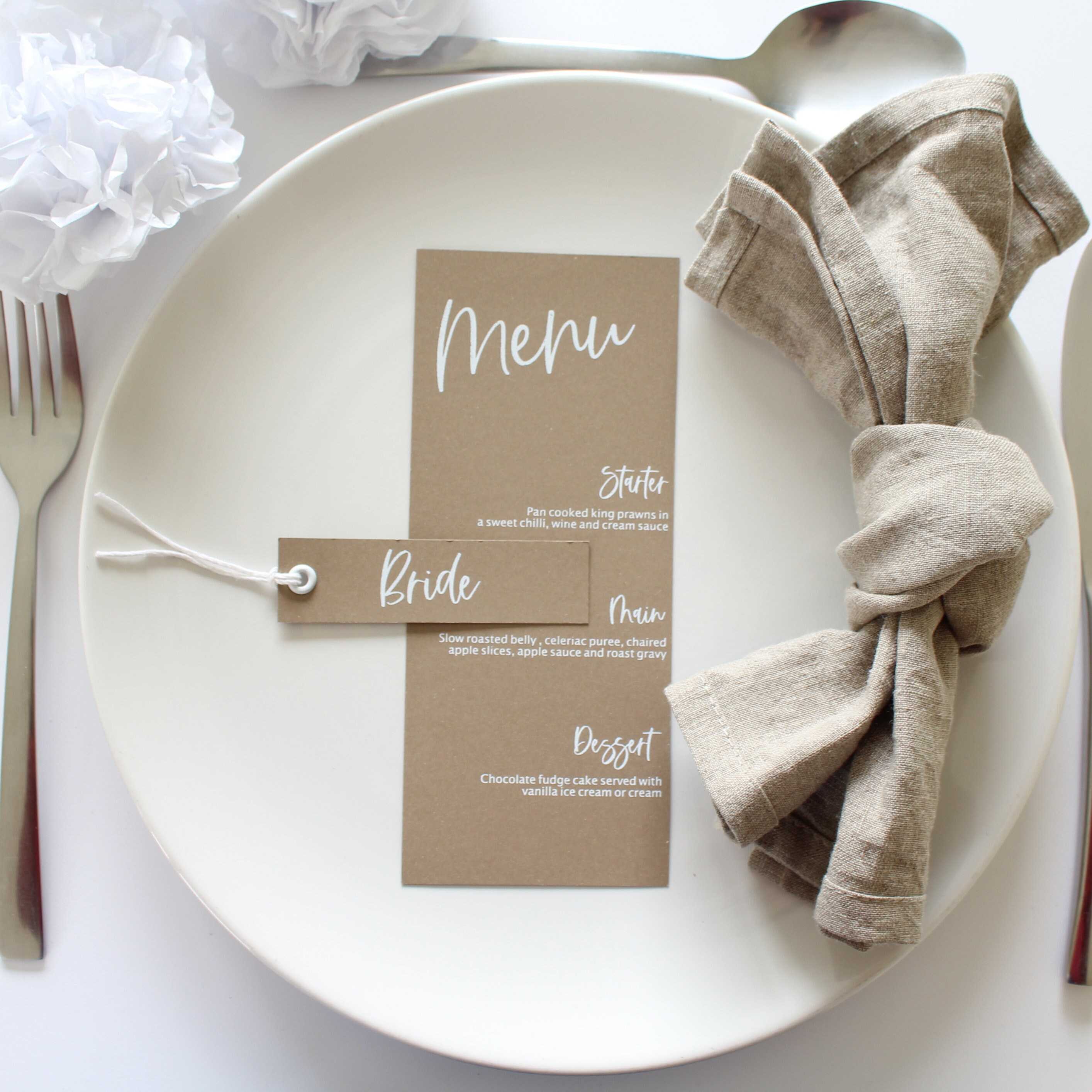 Rustic name tags wedding place setting wedding wedding | Etsy