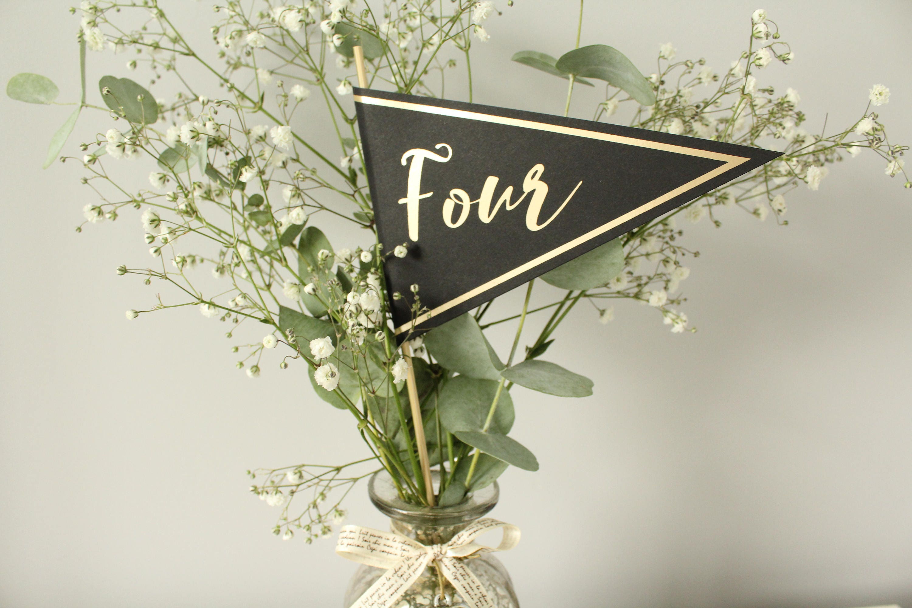 Wedding Table Numbers Table Number Flags Table Number Cards - Etsy UK