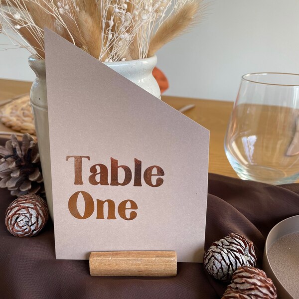 Table Name Signs - Etsy UK