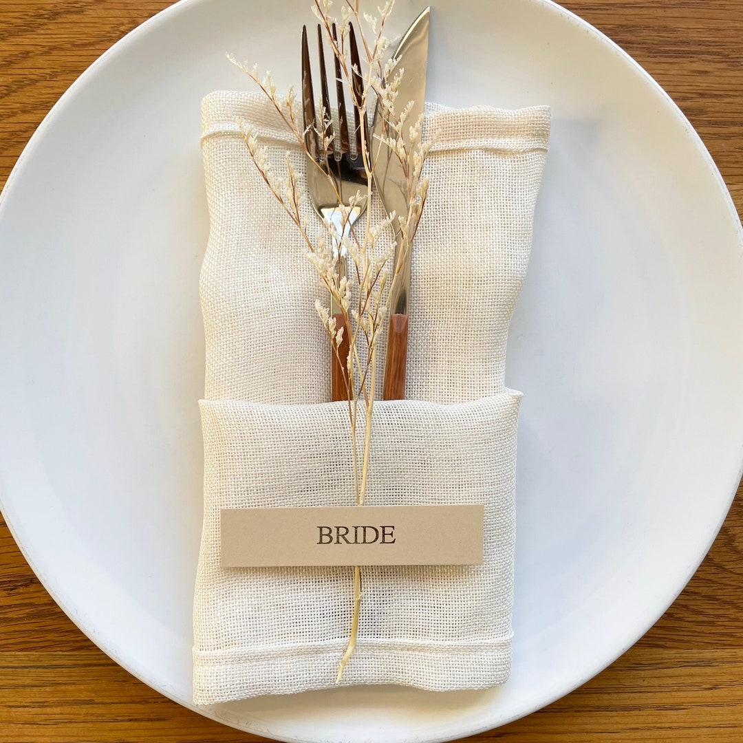 Gold Name Cards, Gold Wedding Name, Gold Name Place Cards, Wedding Name ...