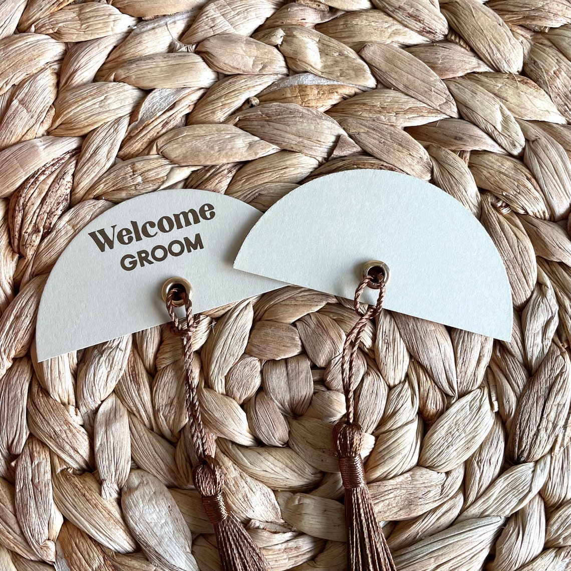 Welcome Name Tags Wedding Name Tags Tassel Place Settings - Etsy UK