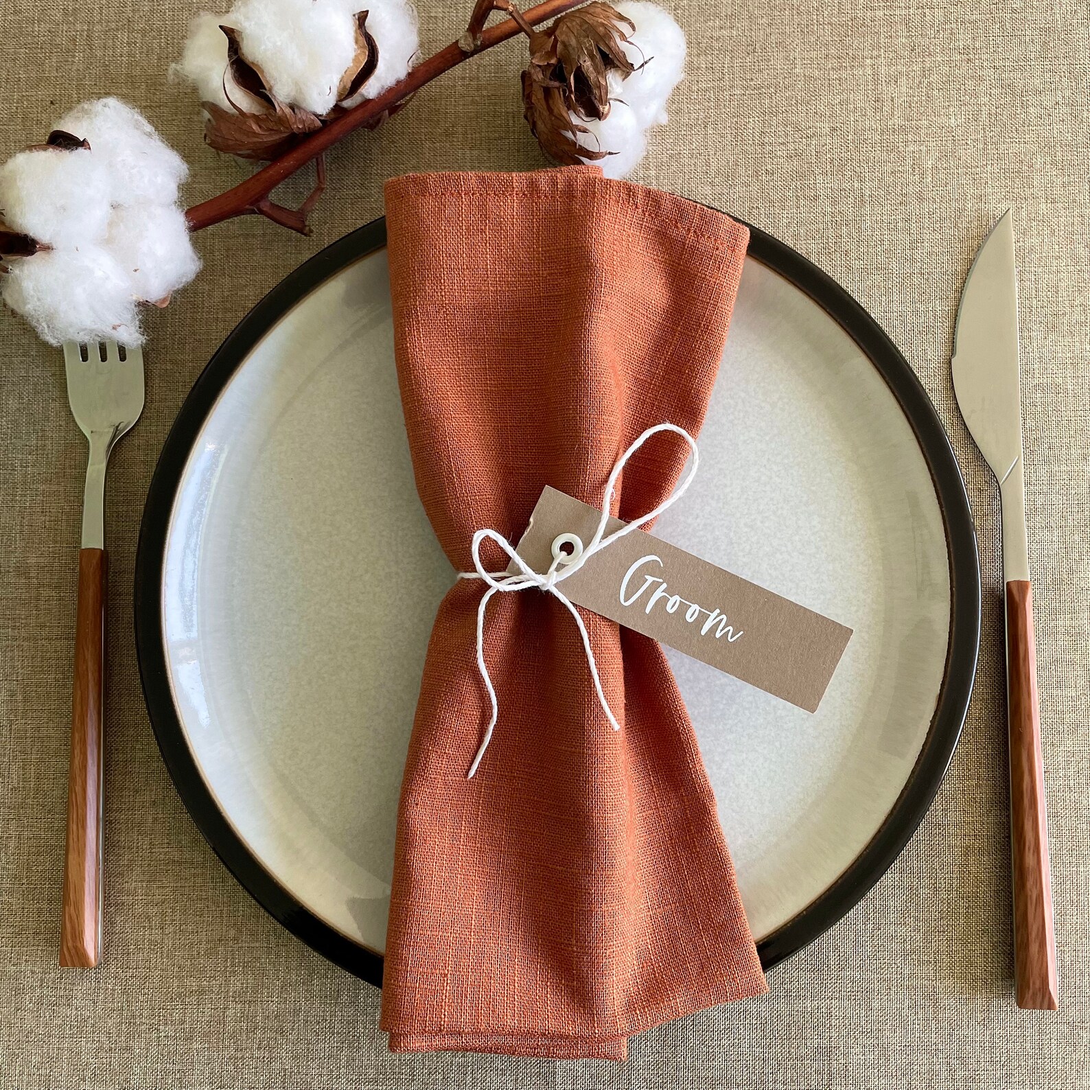 Rustic Name Tags Wedding Place Setting Wedding Wedding - Etsy