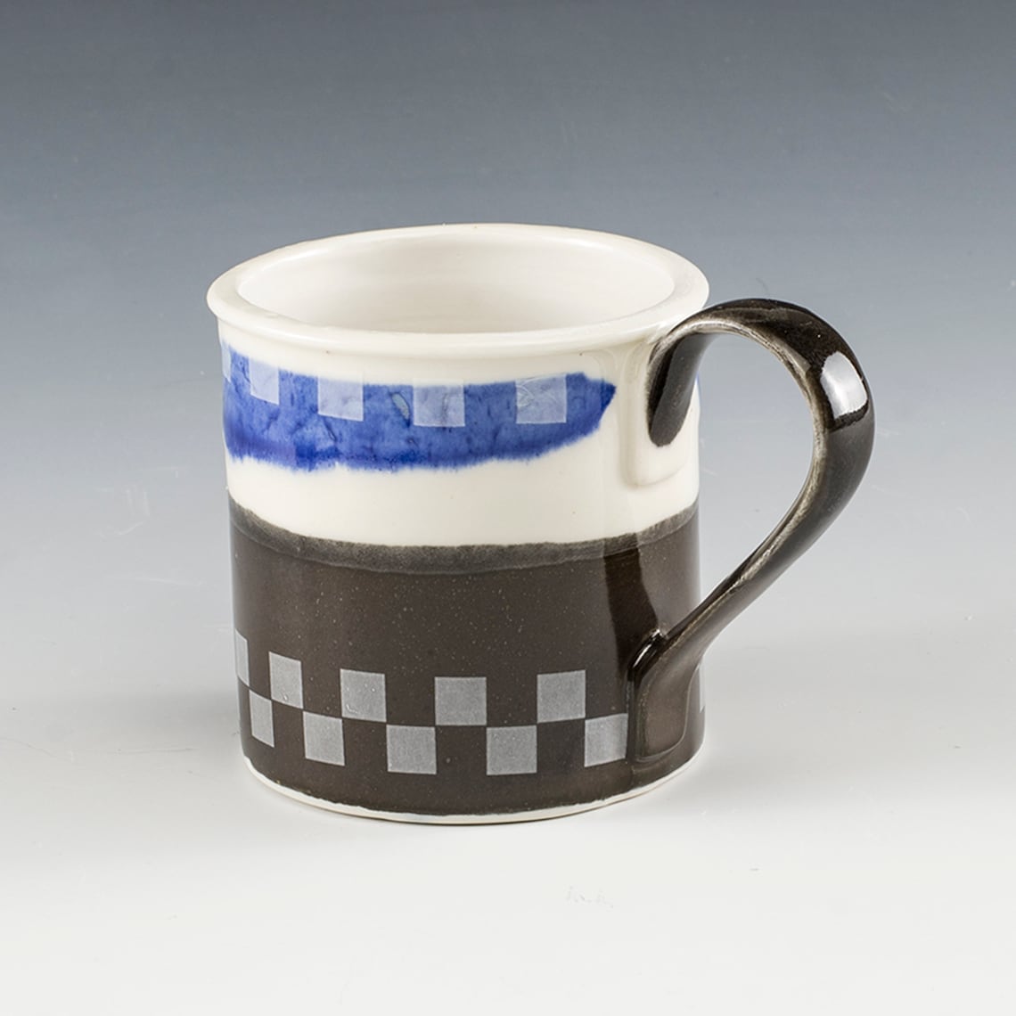 Mugs Set of Two checkers Tin Cup Style Made of - Etsy