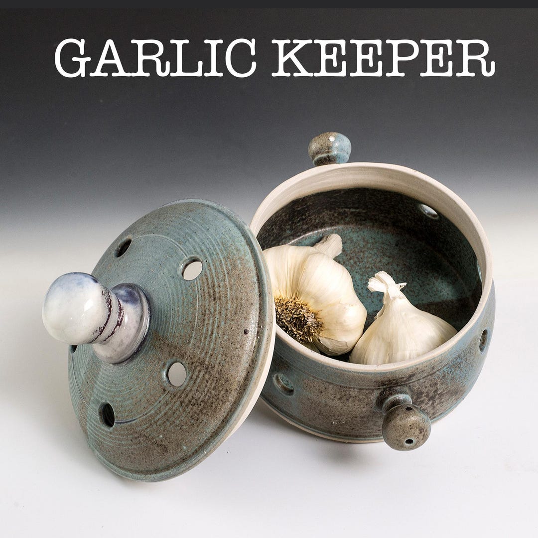 Garlic Keeper. Keep Your Garlic Happier and Fresher Longer. It Really ...