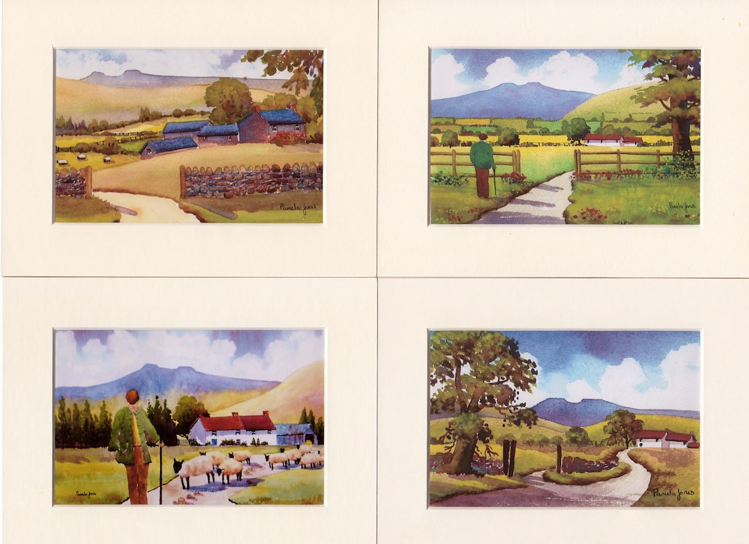 Brecon Beacons Prints, Watercolour Prints, Special Offer Prints, Set of ...