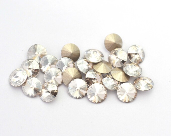 Silver Shade 39ss 1122 Rivoli 8mm Barton Crystals - Multiple Pack Sizes ...