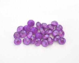 Pink Skies 12mm Chaton Round Glass Rhinestones, DIY Craft Crystal Fits ...