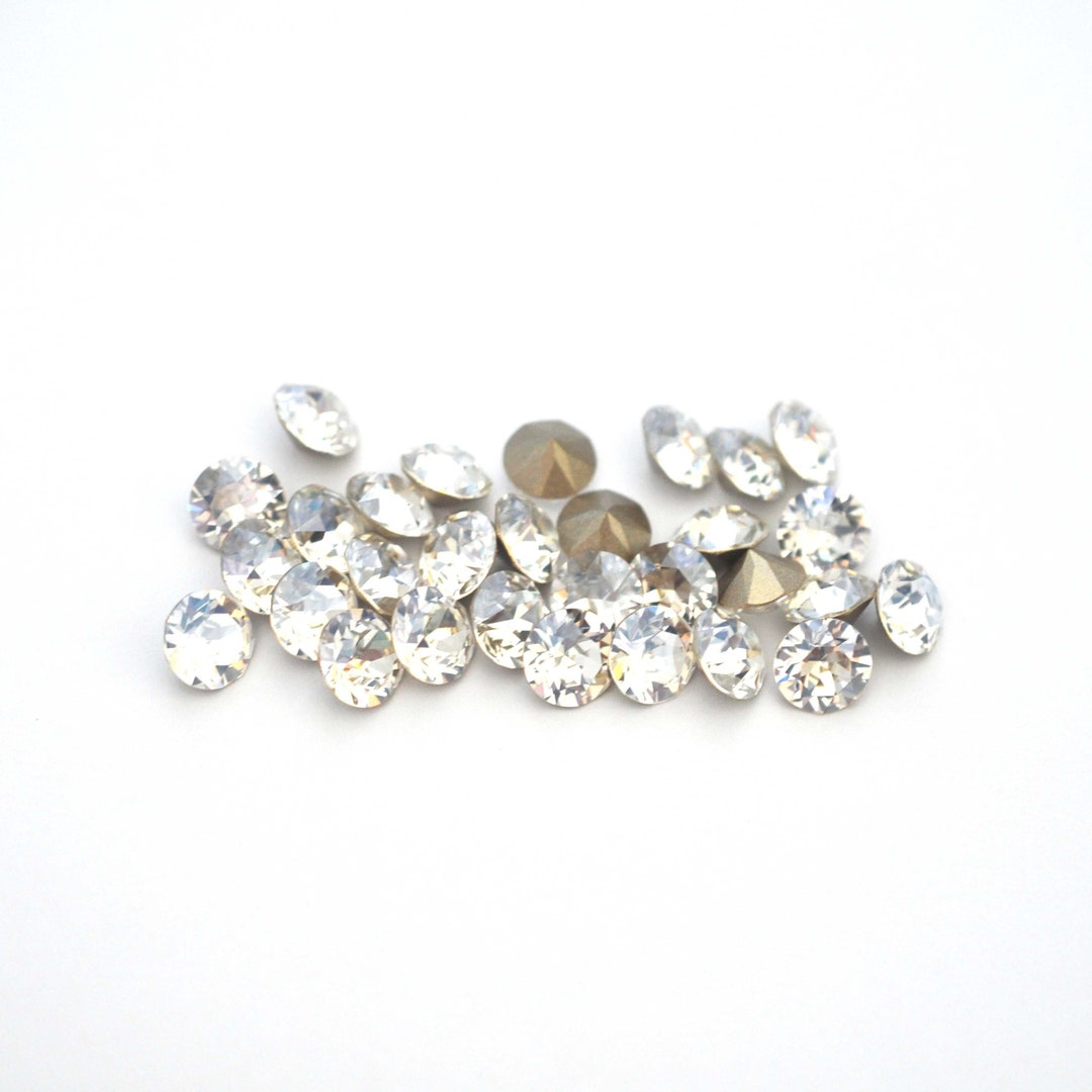 Crystal Glitz 39ss 1088 Round Austrian Crystal Pointed Back Chatons ...