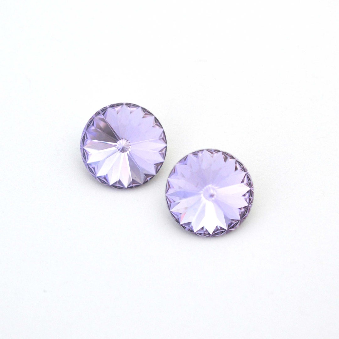 Violet 14mm Rivoli 1122 Round Barton Crystal Multiple Pack Sizes ...
