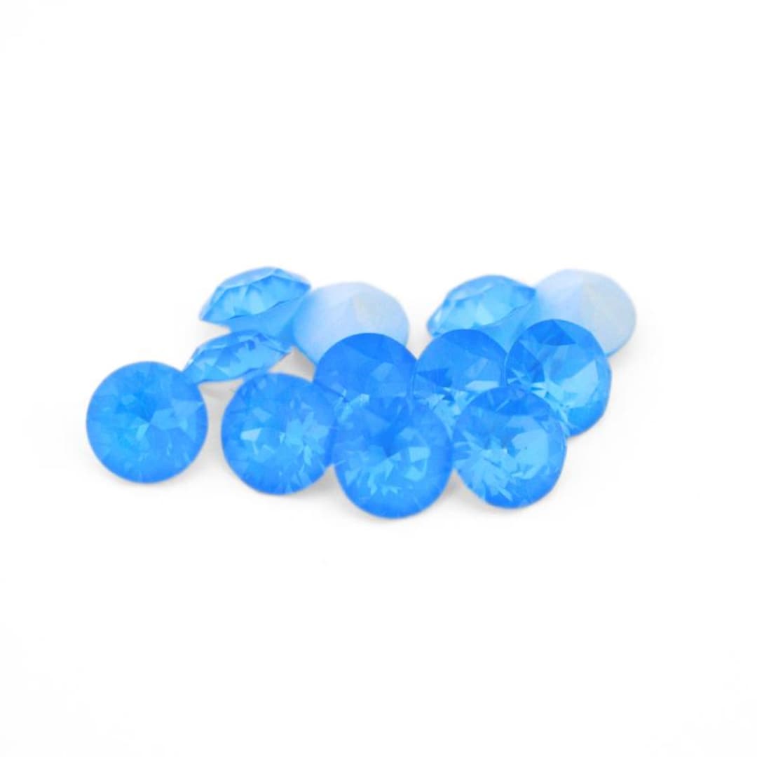Electric Blue Ignite 39ss 1088 Round Austrian Crystal Pointed Back ...