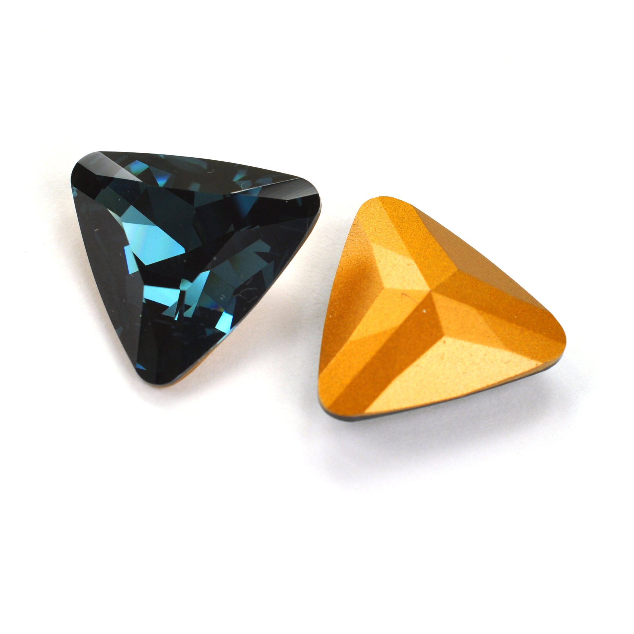 Swarovski 23mm 4727 Montana Fancy Triangle Crystal 1 Piece | Etsy