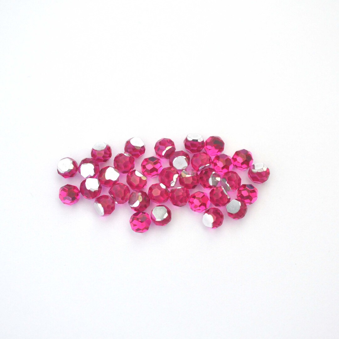 Fuchsia 6mm Disco Ball Crystal - 4861 Barton Crystal - Fireball ...