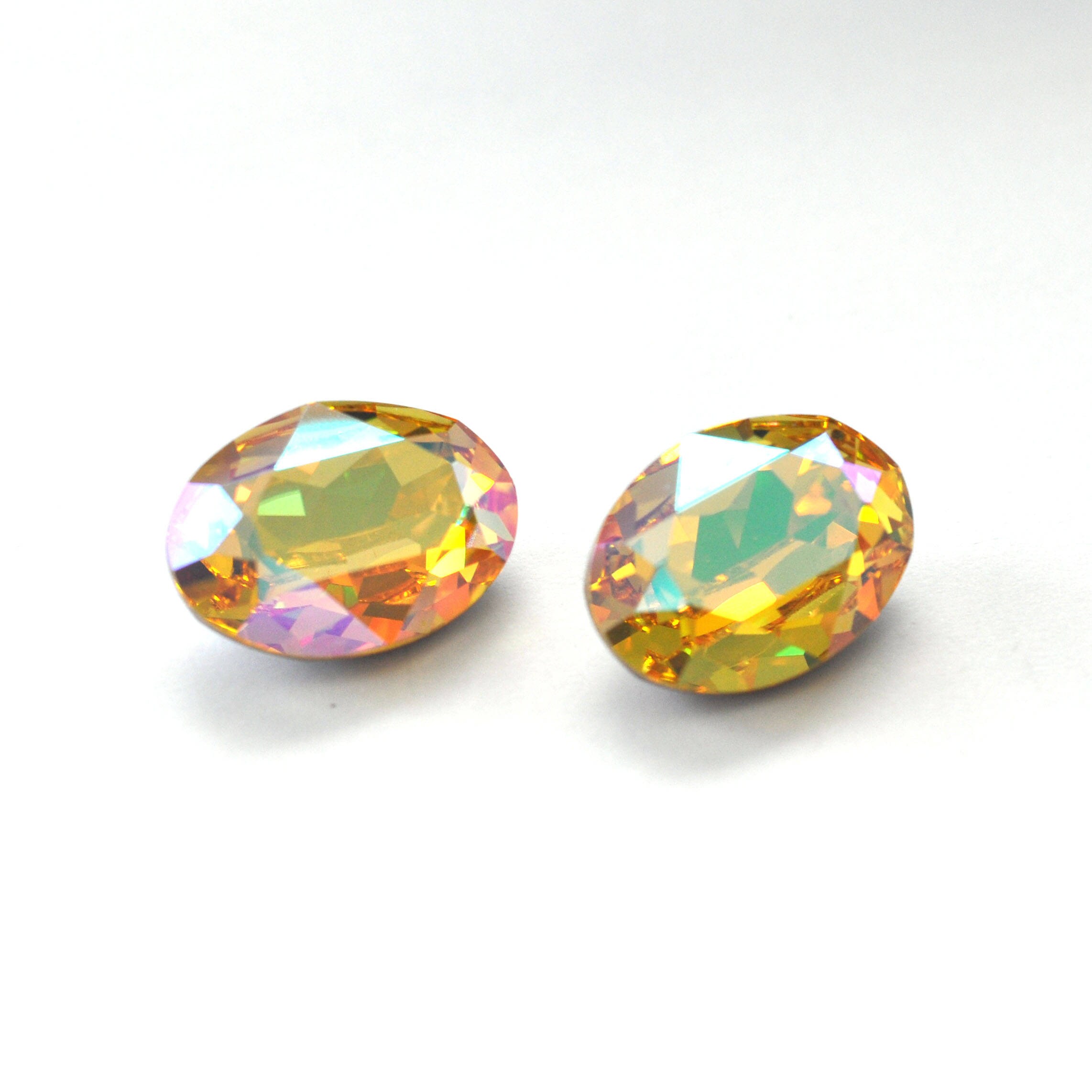 Light Topaz Glacier Blue 18x13mm Oval Shape 4120, Made in Austria ...