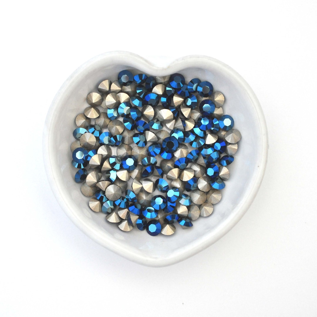Metallic Blue 24ss 1028 Barton Crystal, Made in Austria, Highest ...