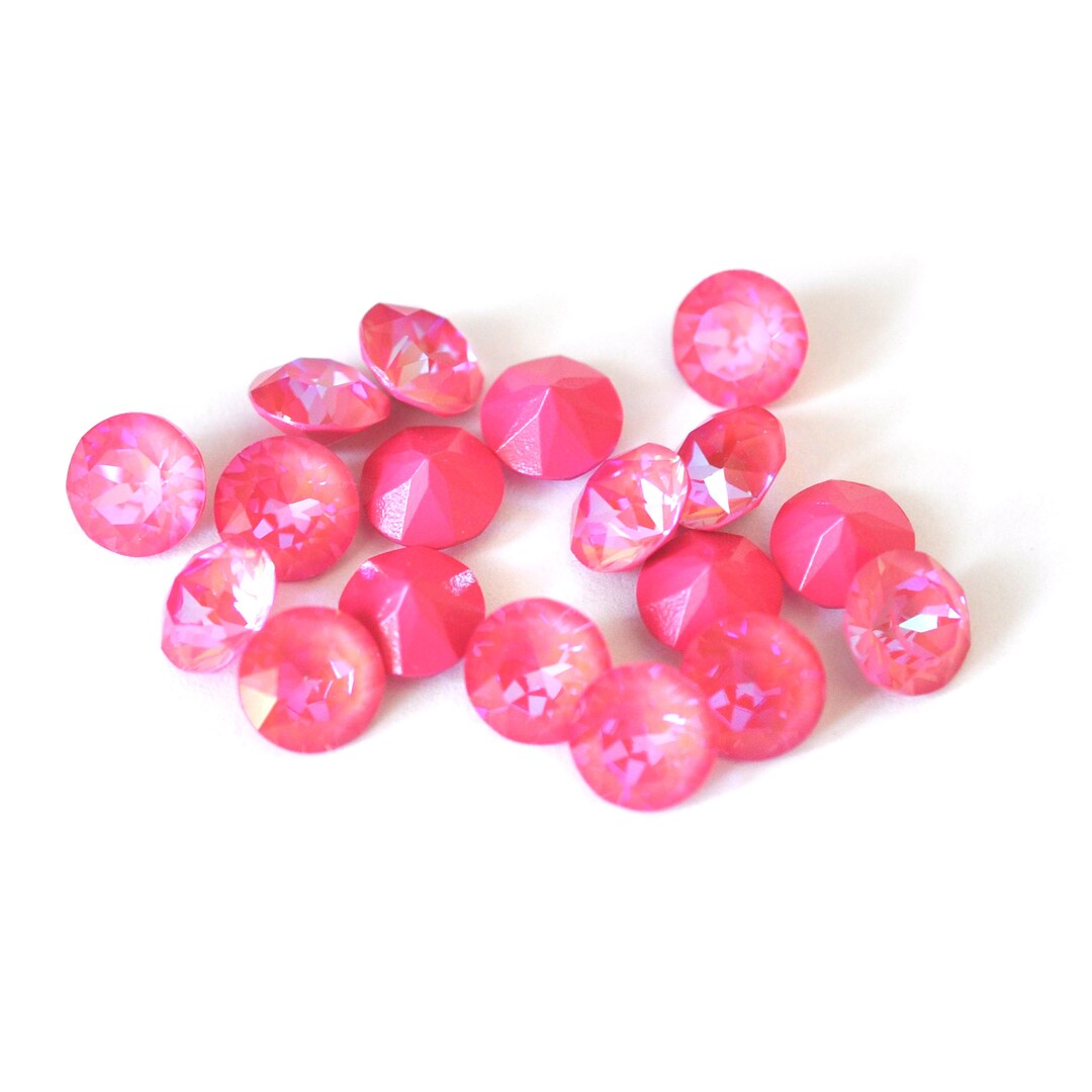 Lotus Pink Delite 39ss 1088 Chatons 8mm Barton Crystals - Multiple Pack ...