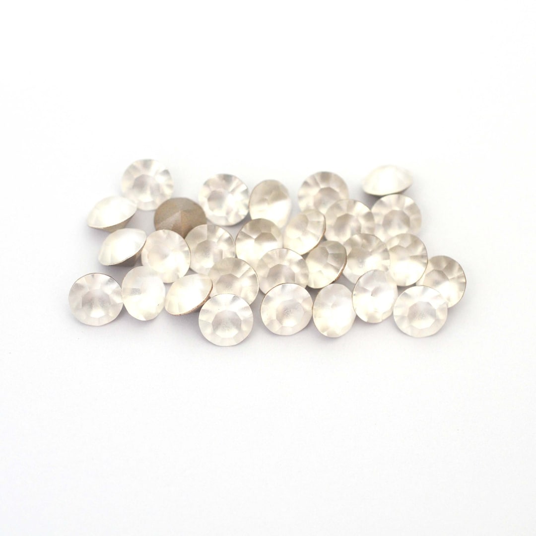 Crystal Matt 39ss Preciosa Maxima Machine Cut Chaton, 8mm - DIY Jewelry ...