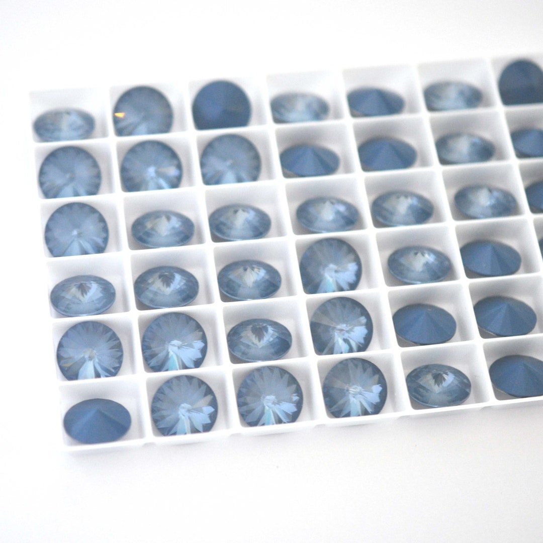 Denim Ignite 12mm Rivoli 1122 Barton Crystal, Made in Austria, Highest ...