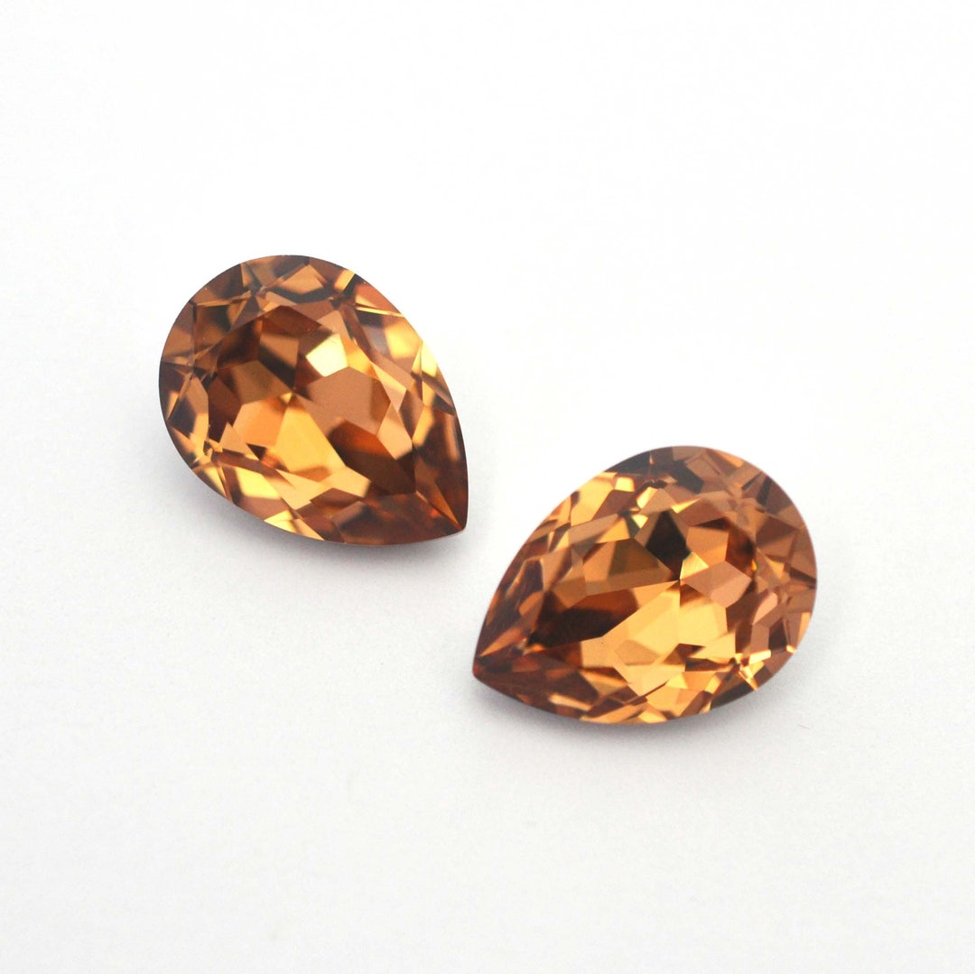 18x13mm Light Smoked Topaz Pear Article 4320 18x13mm Pear Shape Barton ...