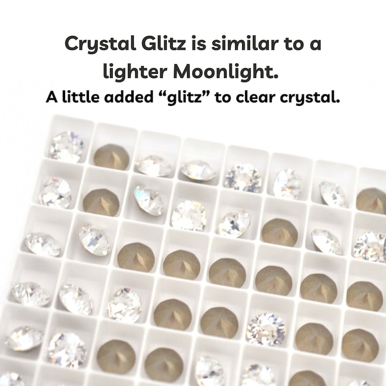 Crystal Glitz 39ss 1088 Round Austrian Crystal Pointed Back Chatons ...