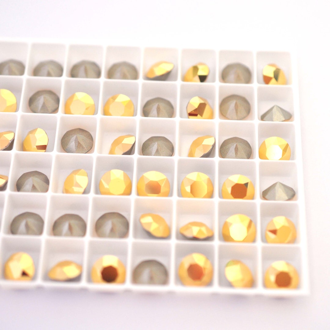 Aurum bright Gold 39ss 1088 Chatons 8mm Barton Crystals Multiple Pack ...