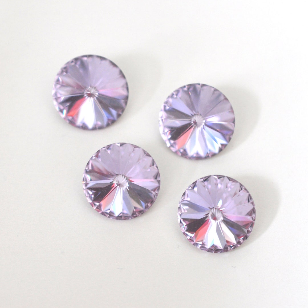 Violet 12mm Rivoli 1122 Barton Crystal, Made in Austria, Highest ...