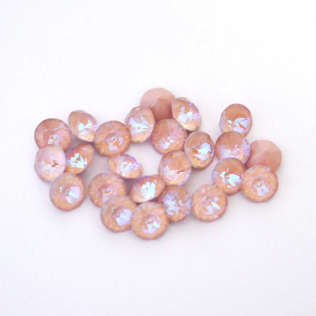 Dusty Pink Delite 39ss 1088 Chatons 8mm Barton Crystals Multiple Pack ...