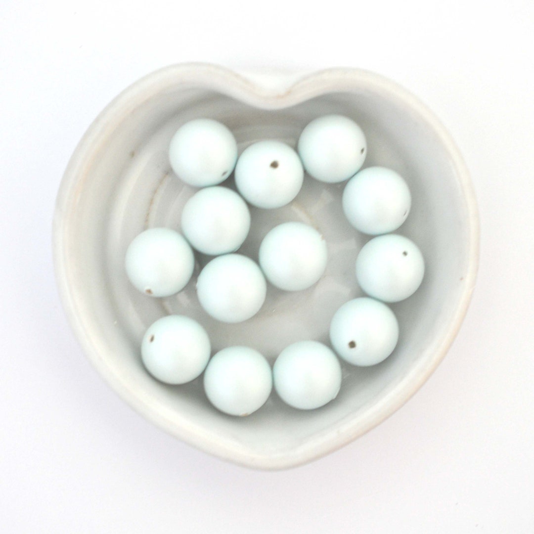 Pastel Blue Color Round Crystal Pearls 12mm 5811 Barton Crystal Pearl ...