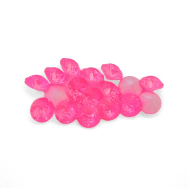 Electric Pink Ignite 29ss 1088 Round Swarovski® Crystal Pointed Back ...