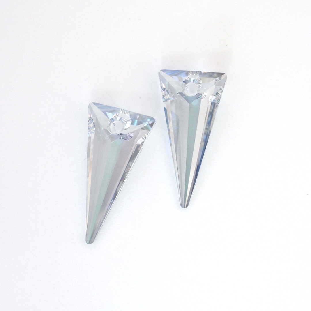 Icicle Spikes Blue Shade 39mm Large Spike Pendant 6480 Barton Crystal ...