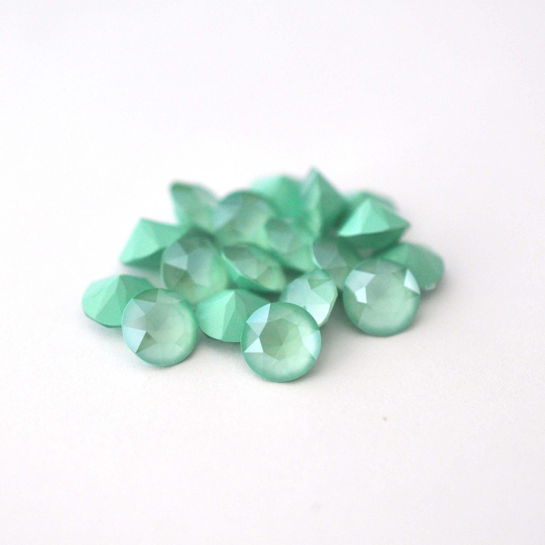 Mint Green 39ss 1088 Chatons 8mm Barton Crystals Multiple Pack Sizes ...