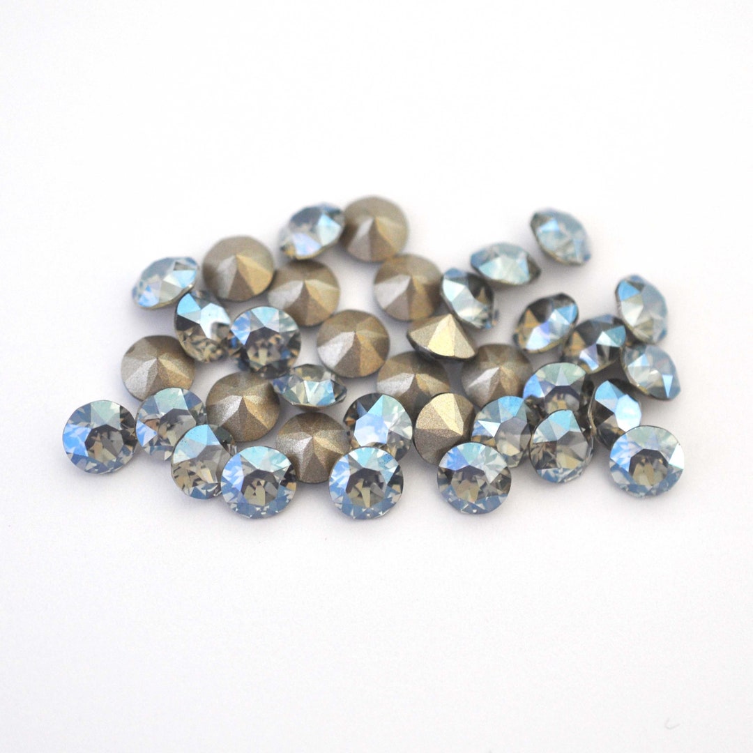 Stormy Black Diamond Moonlight 29ss 1088 Chatons 6mm Barton Crystal ...