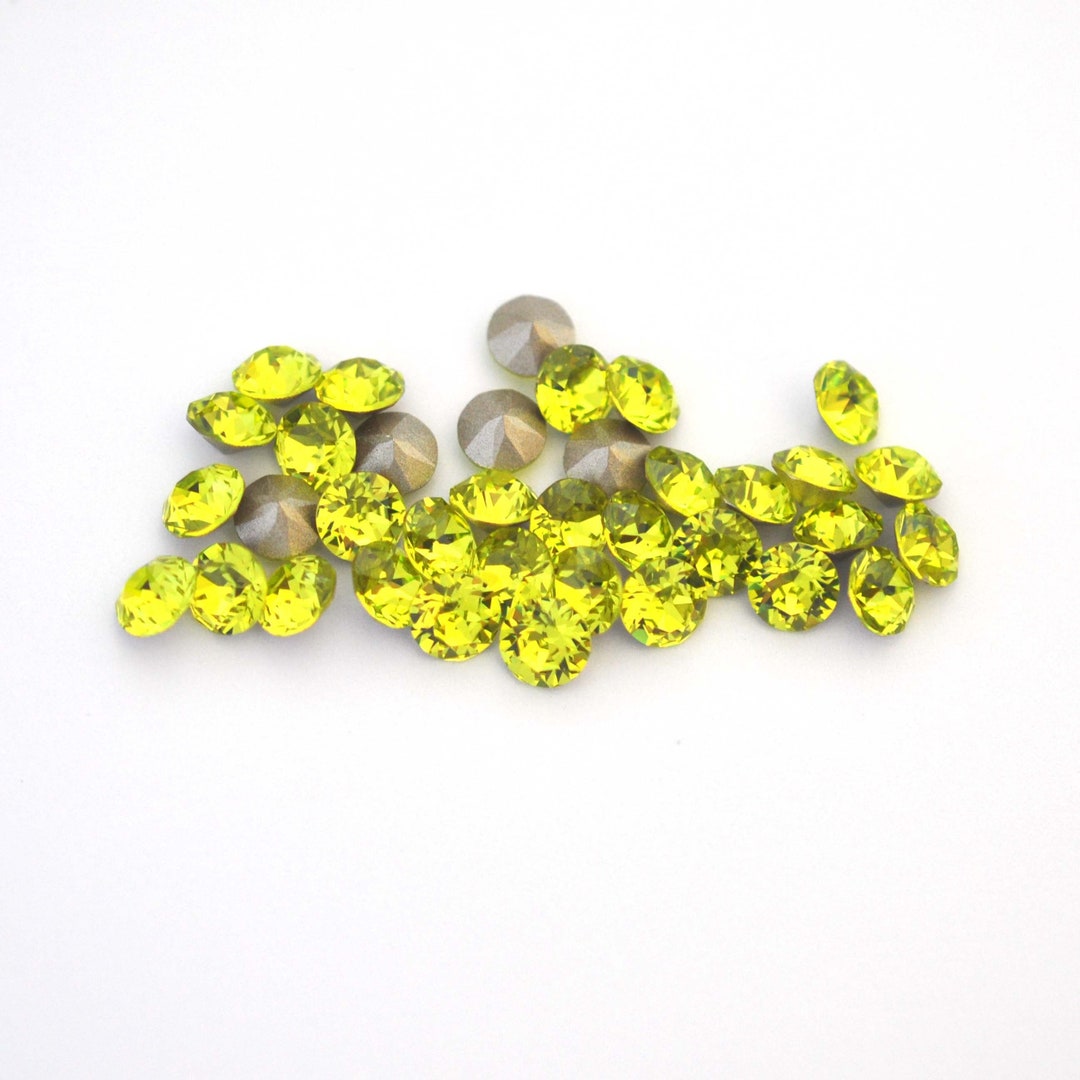 Citrus Green 29ss 1088 Chatons 6mm Barton Crystal Multiple Pack Sizes ...