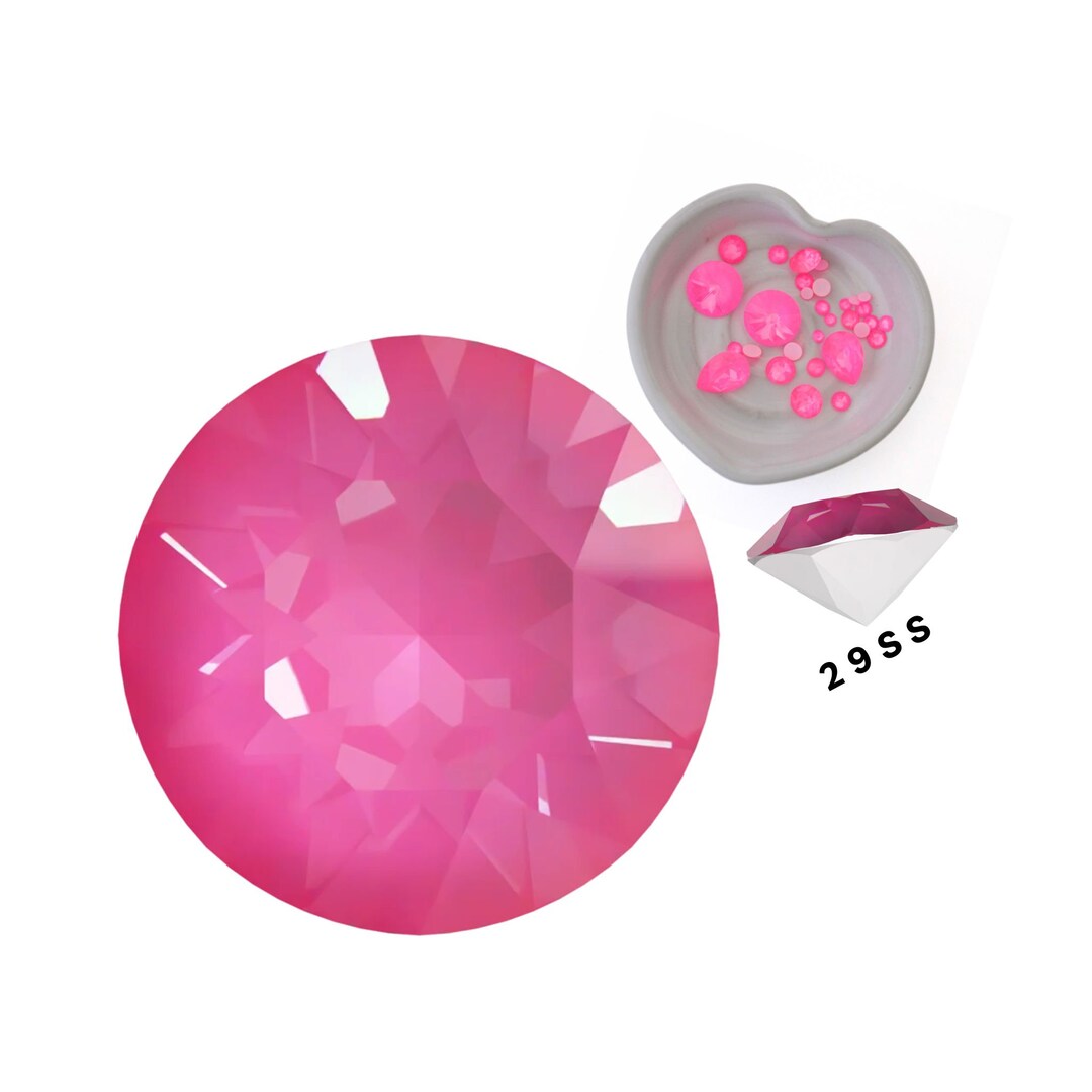 Electric Pink Ignite 29ss 1088 Barton Crystal, Made in Austria, Highest ...