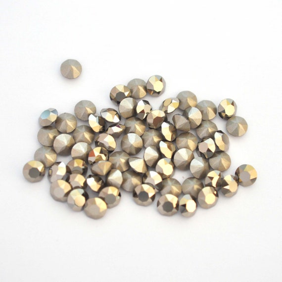 Metallic Light Gold 29ss 1088 Chatons 6mm Barton Crystal - Etsy