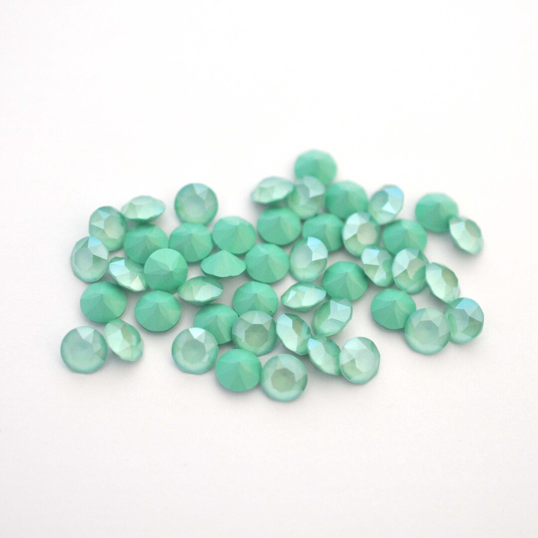 Mint Green 29ss 1088 Chatons 6mm Barton Crystal Multiple Pack Sizes ...