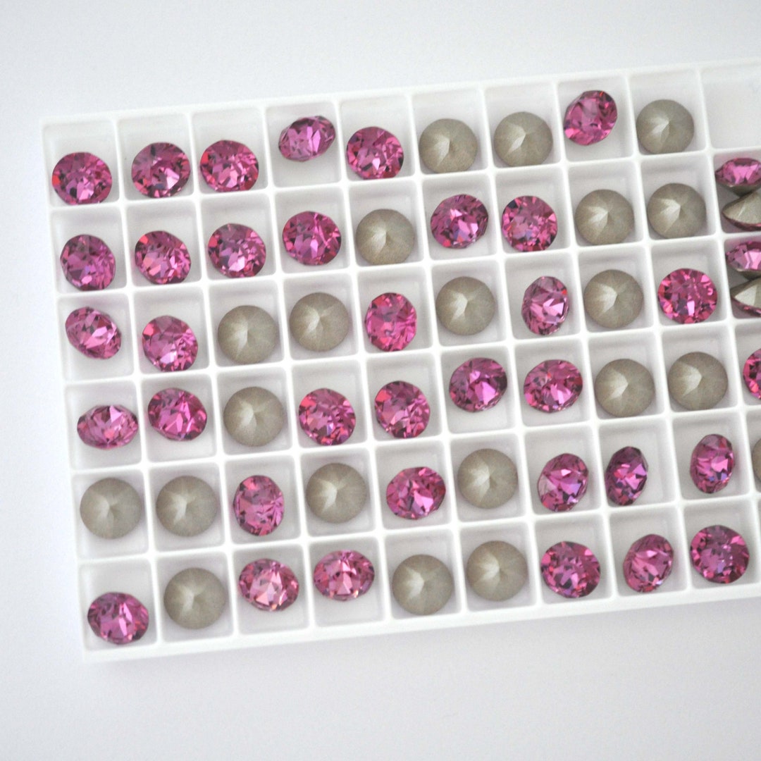 Dark Rose 39ss 1088 Chatons 8mm Barton Crystals Multiple Pack Sizes ...