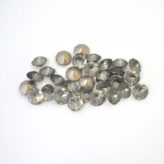 Black Diamond Matt 39ss Chatons 8mm Sea Kissed Crystal - Etsy España