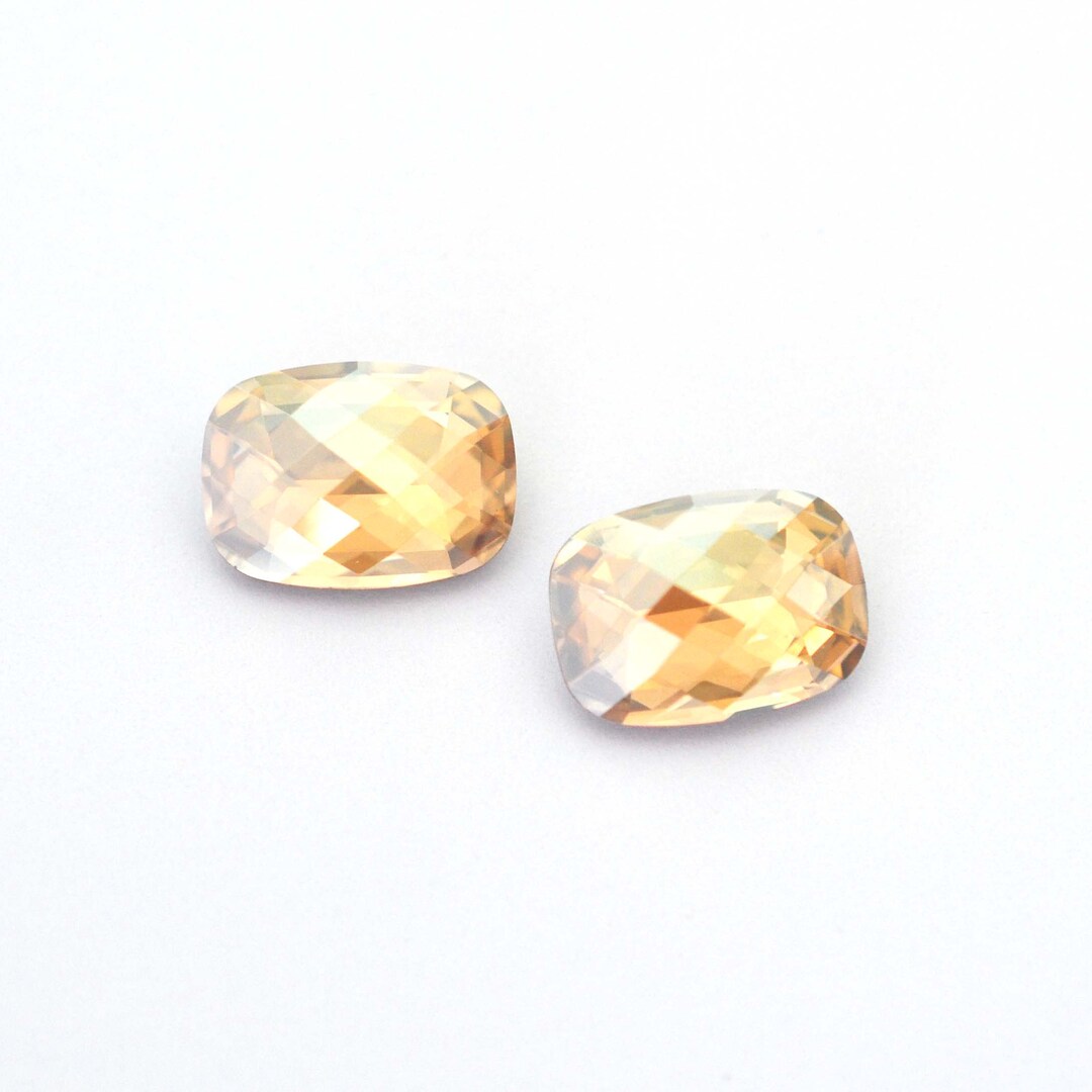 Golden Shadow 14x10mm Rounded Square Octagon 4565 Barton Crystal ...