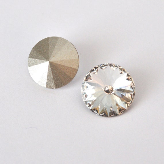 Clear Crystal 16mm Rivoli 1122 Round Barton Crystals - Etsy