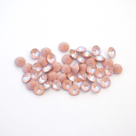 Dusty Pink Delite 29ss 1088 Chatons 6mm Premier Crystal | Etsy