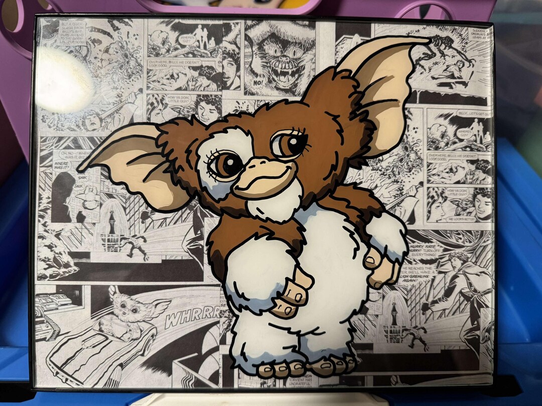 Gremlins - Gizmo Glass Painting - Etsy
