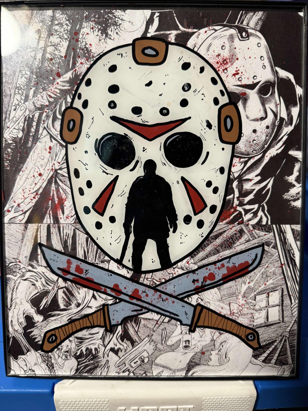Friday 13 - Jason Glass Painting - Etsy